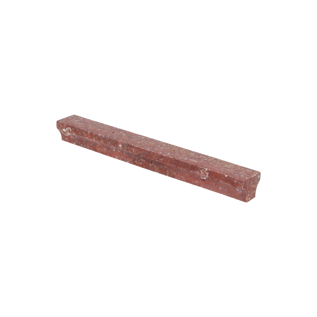 Pedra Cabinetry Pull 220mm - Red Travertine - ABI Interiors UK