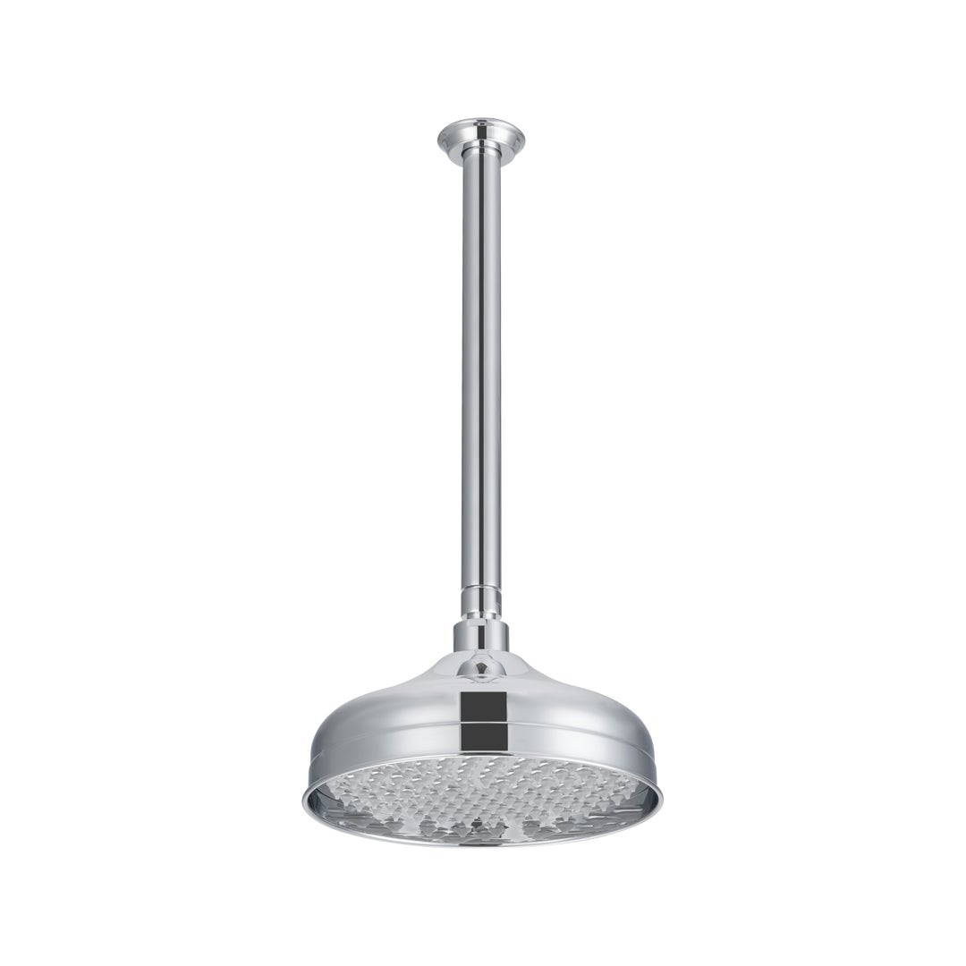 Kingsley Shower Dropper 300mm and Head Set - Chrome - ABI Interiors UK