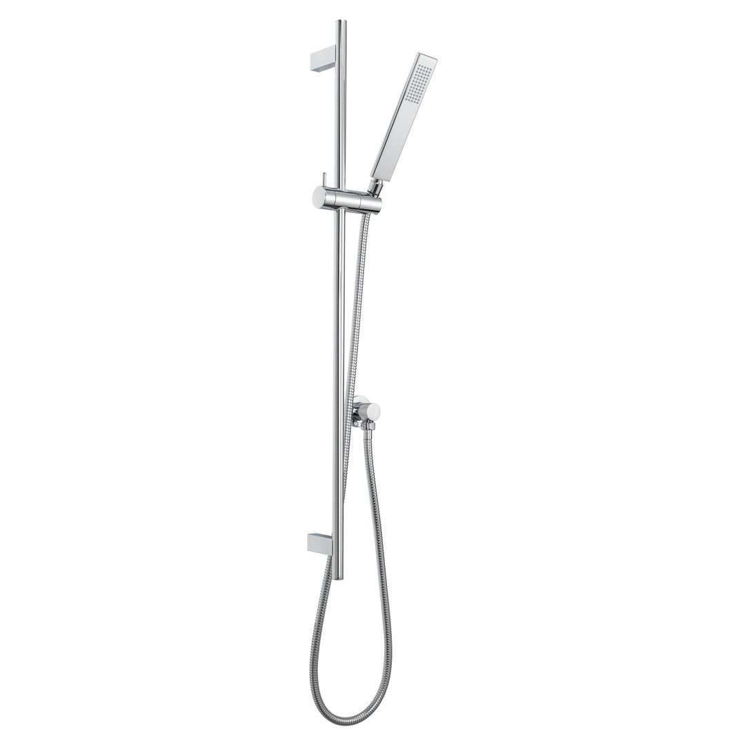 Elysian Hand Shower Rail Set - Chrome - ABI Interiors UK