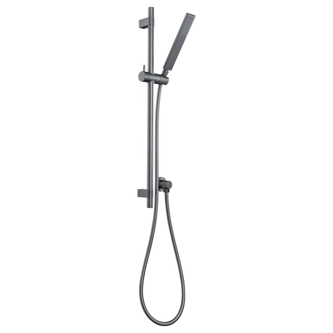 Elysian Adjustable Hand Shower Rail Set - Brushed Gunmetal - ABI ...