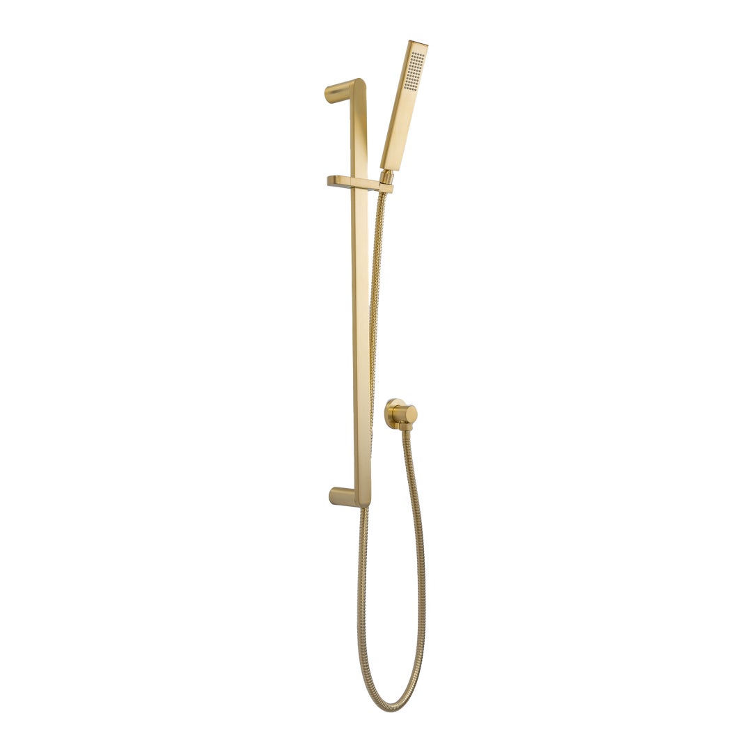 Milani Hand Shower Rail Set - Brushed Brass - ABI Interiors UK