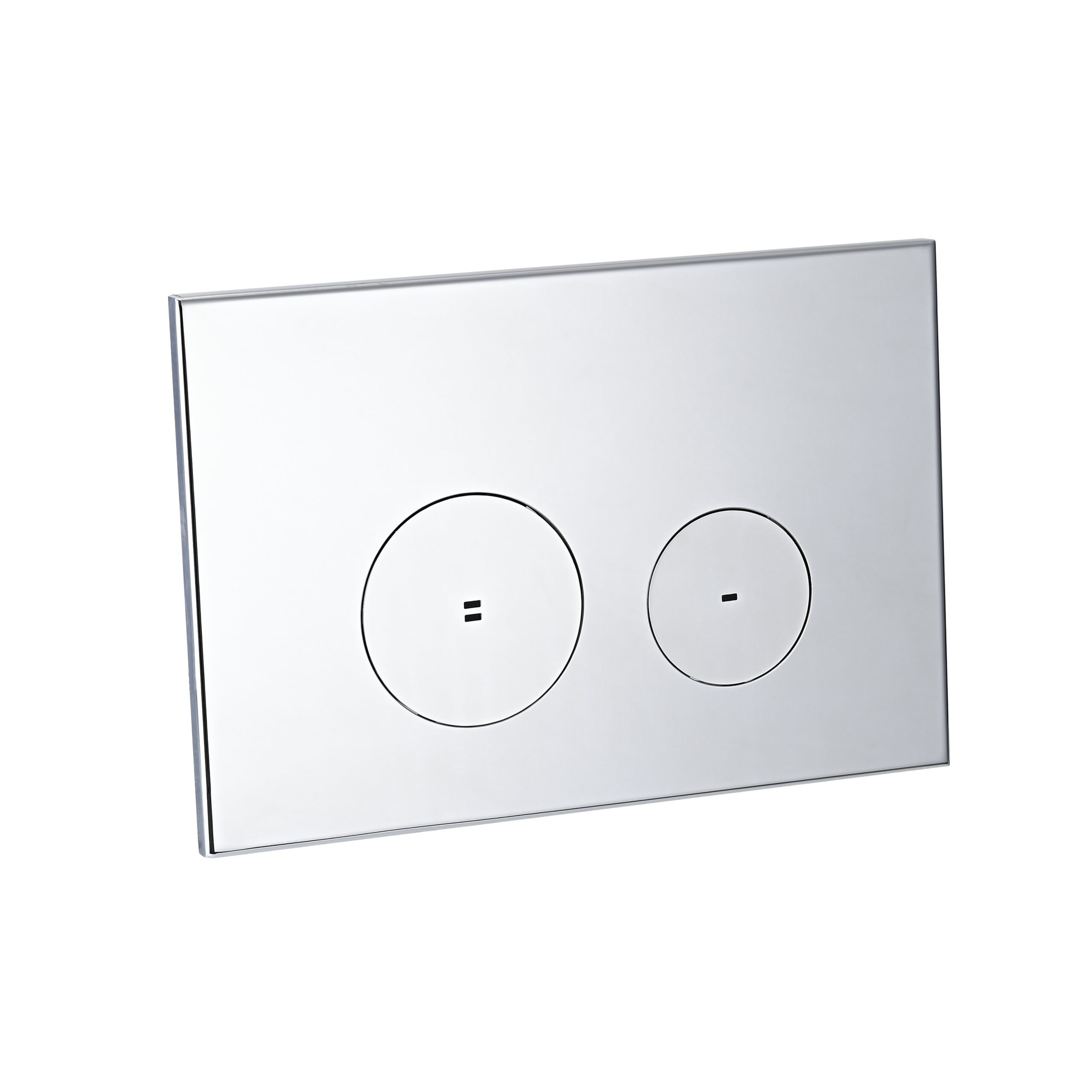Zaaha Toilet Button Round - Chrome - ABI Interiors UK