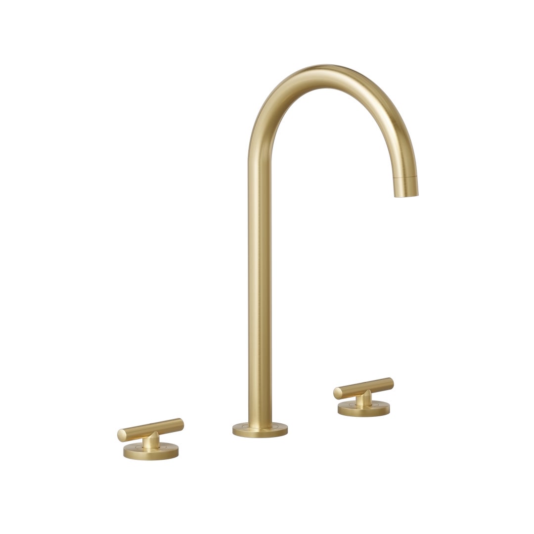 Barre Assembly Bench-Mounted Set - Brushed Brass - ABI Interiors UK