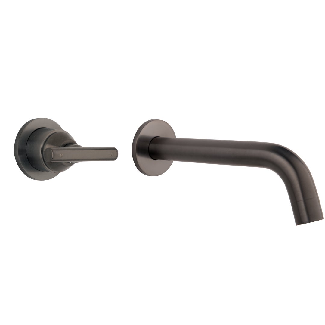 Barre Progressive Mixer & Spout Set - Brushed Gunmetal - ABI Interiors UK