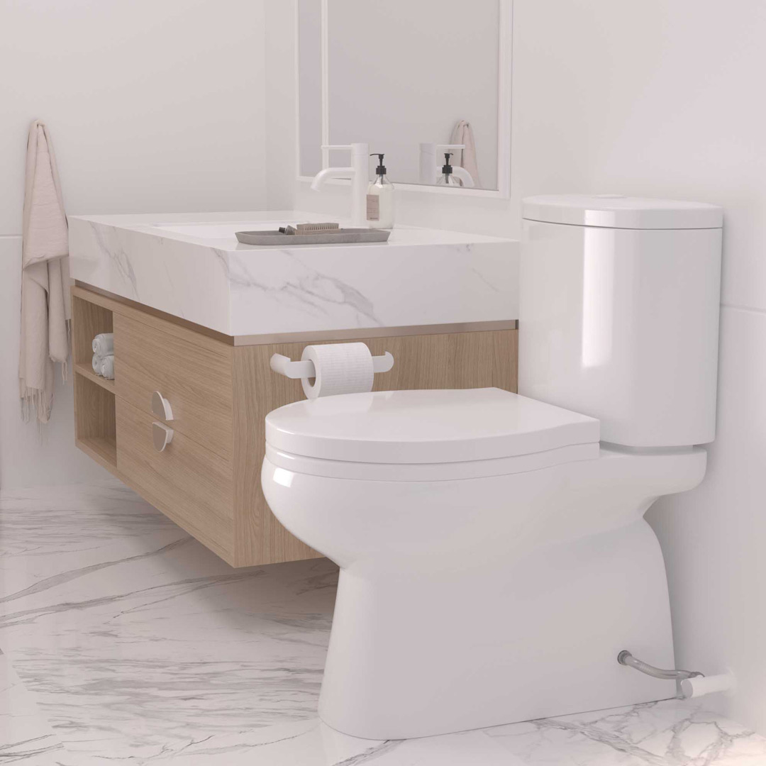 Mini Cistern Stop - White - ABI Interiors UK
