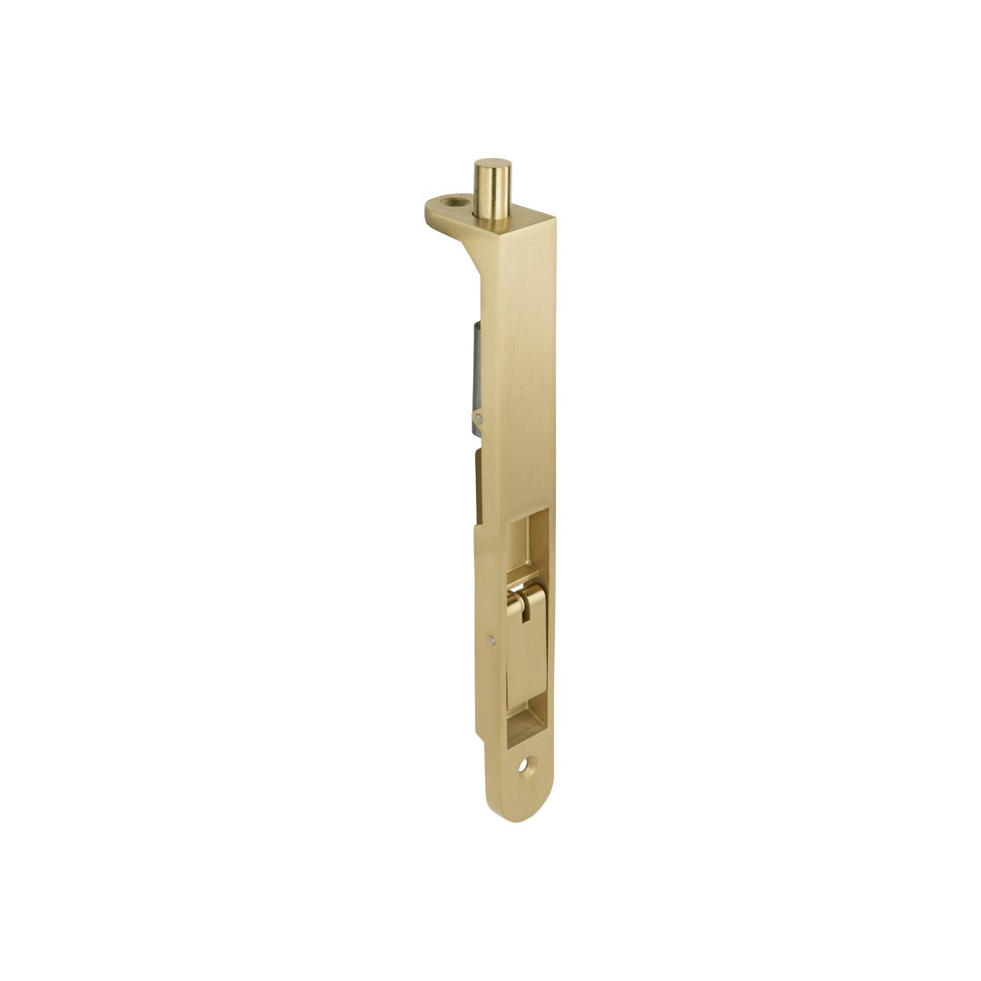 Door Flush Bolt - Brushed Brass - ABI Interiors UK