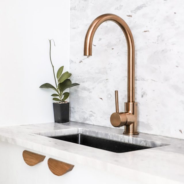 Elysian Kitchen Mixer - Brushed Copper - ABI Interiors UK