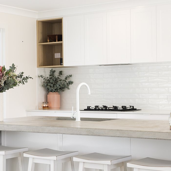 Elysian Kitchen Mixer - White - ABI Interiors UK