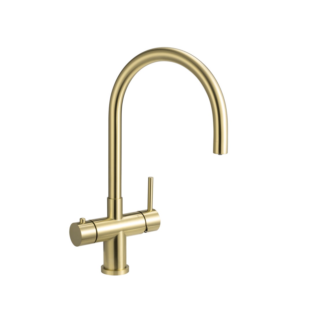 Elysian 4-in-1 Boiling Water Tap - Brushed Brass - ABI Interiors UK
