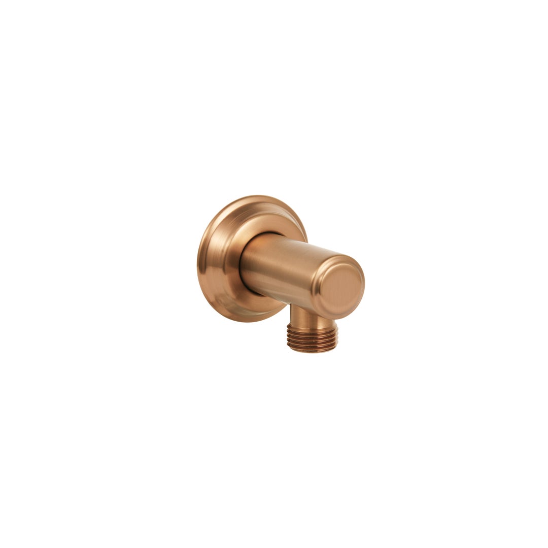 Kingsley Round Shower BP - Brushed Copper - ABI Interiors UK