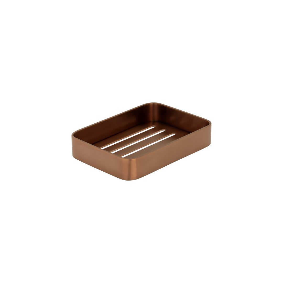 Maya Soap Dish Shelf - Brushed Copper - ABI Interiors UK