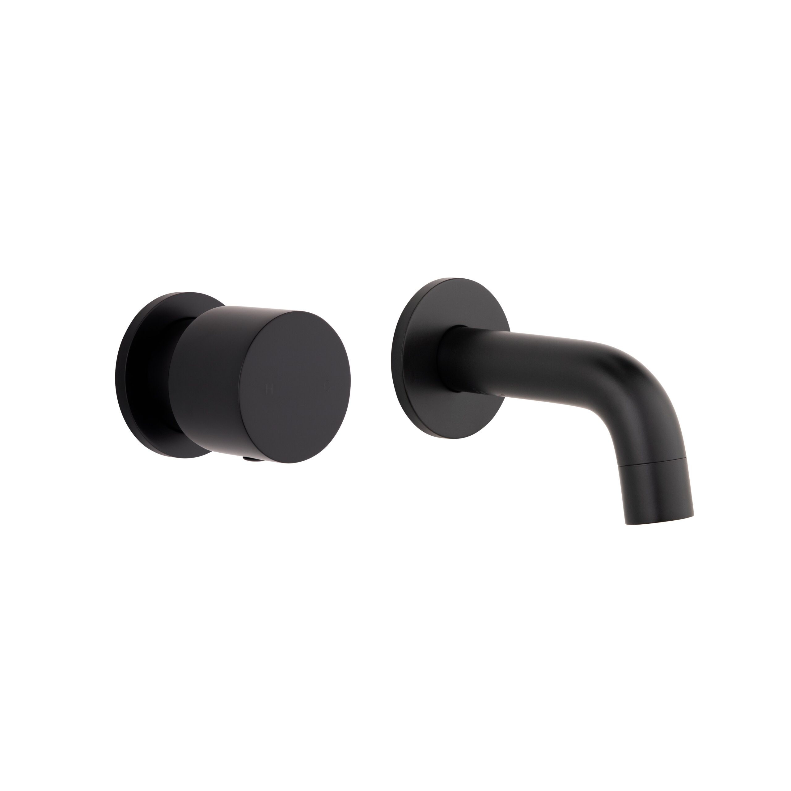 Milani Progressive Mixer & Mini Spout Set - Matte Black - ABI Interiors UK