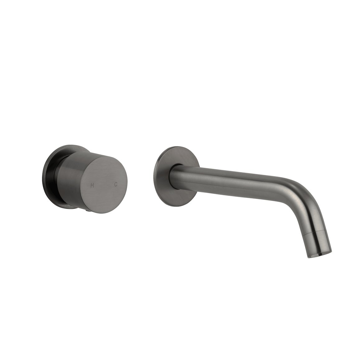 Milani Progressive Mixer & Spout Set - Brushed Gunmetal - ABI Interiors UK