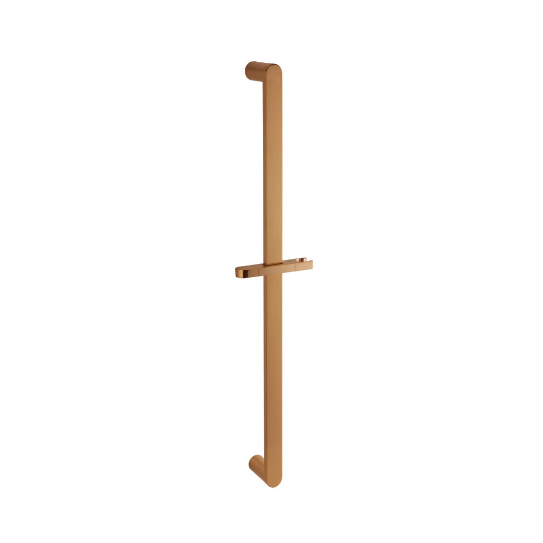 Milani Shower Rail - Brushed Copper - ABI Interiors UK