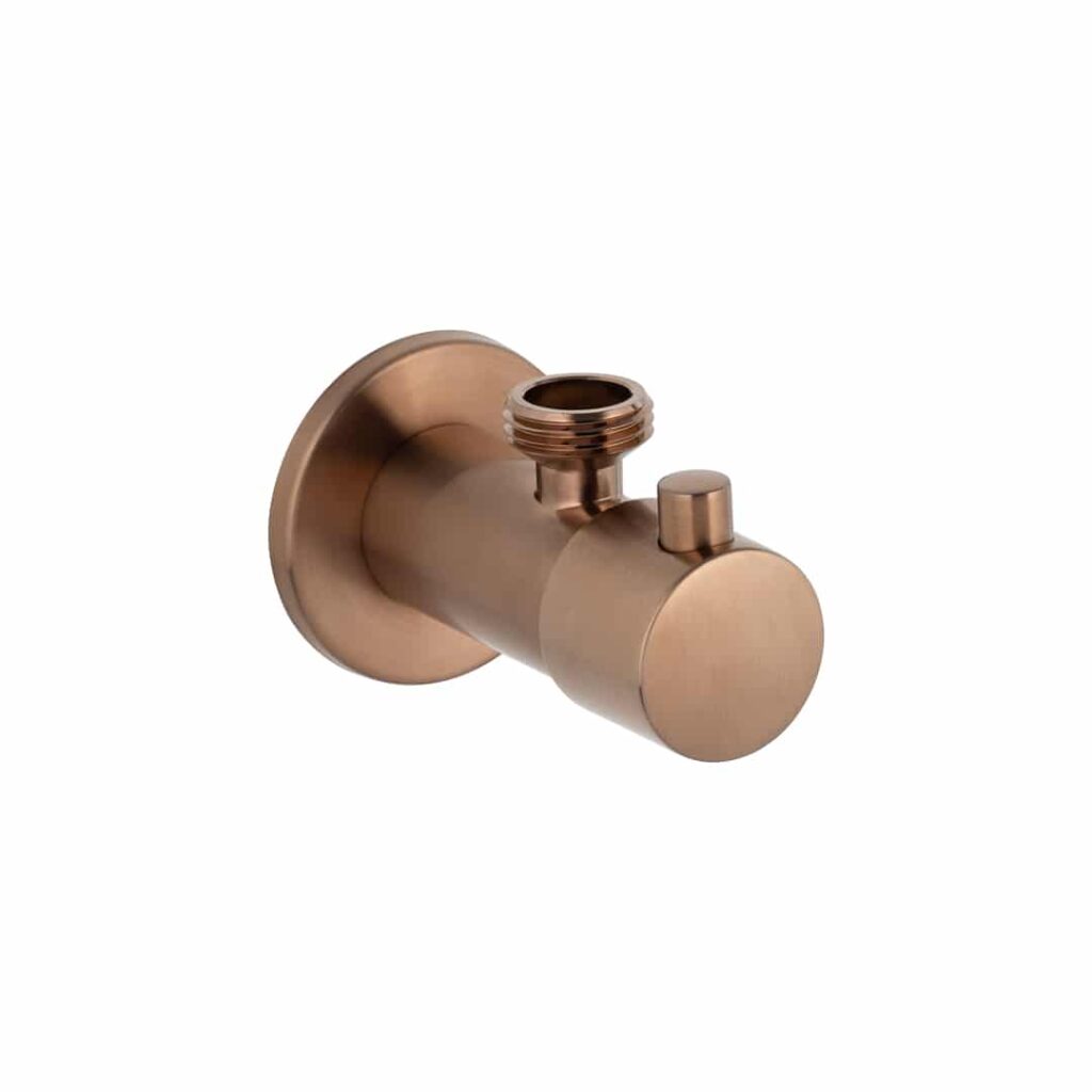 Mini Cistern Stop - Brushed Copper - ABI Interiors UK