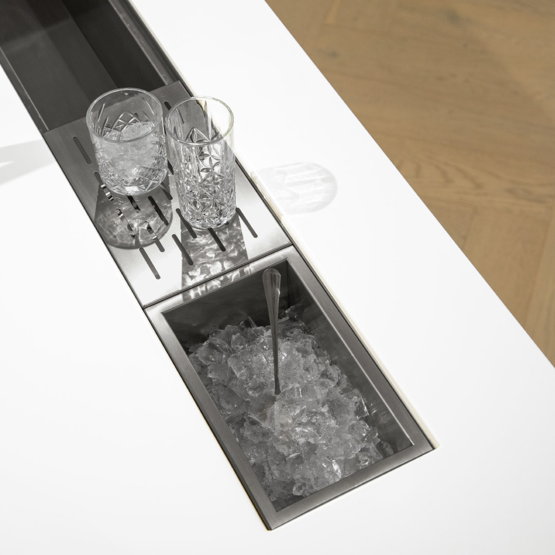 Colander Insert - Brushed Gunmetal - Entertainer Series - ABI Interiors UK