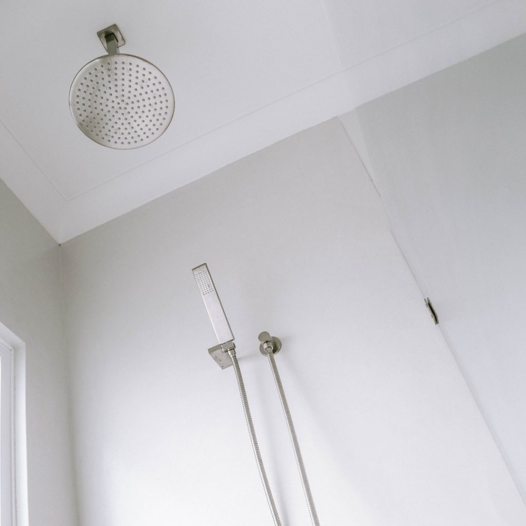 Shower Head Round 250mm - Brushed Nickel - ABI Interiors UK