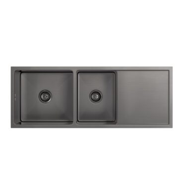 Ontario - Double Sink - Stainless Steel (Overflow) - ABI Interiors UK