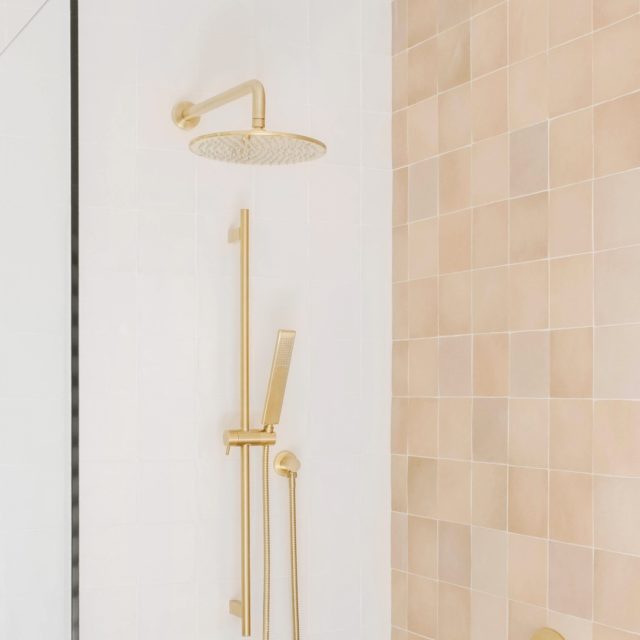 Round Shower BP - Brushed Brass - ABI Interiors UK