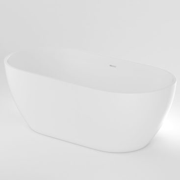 Scala Acrylic Freestanding Bath - 1510 Matte White - ABI Interiors UK