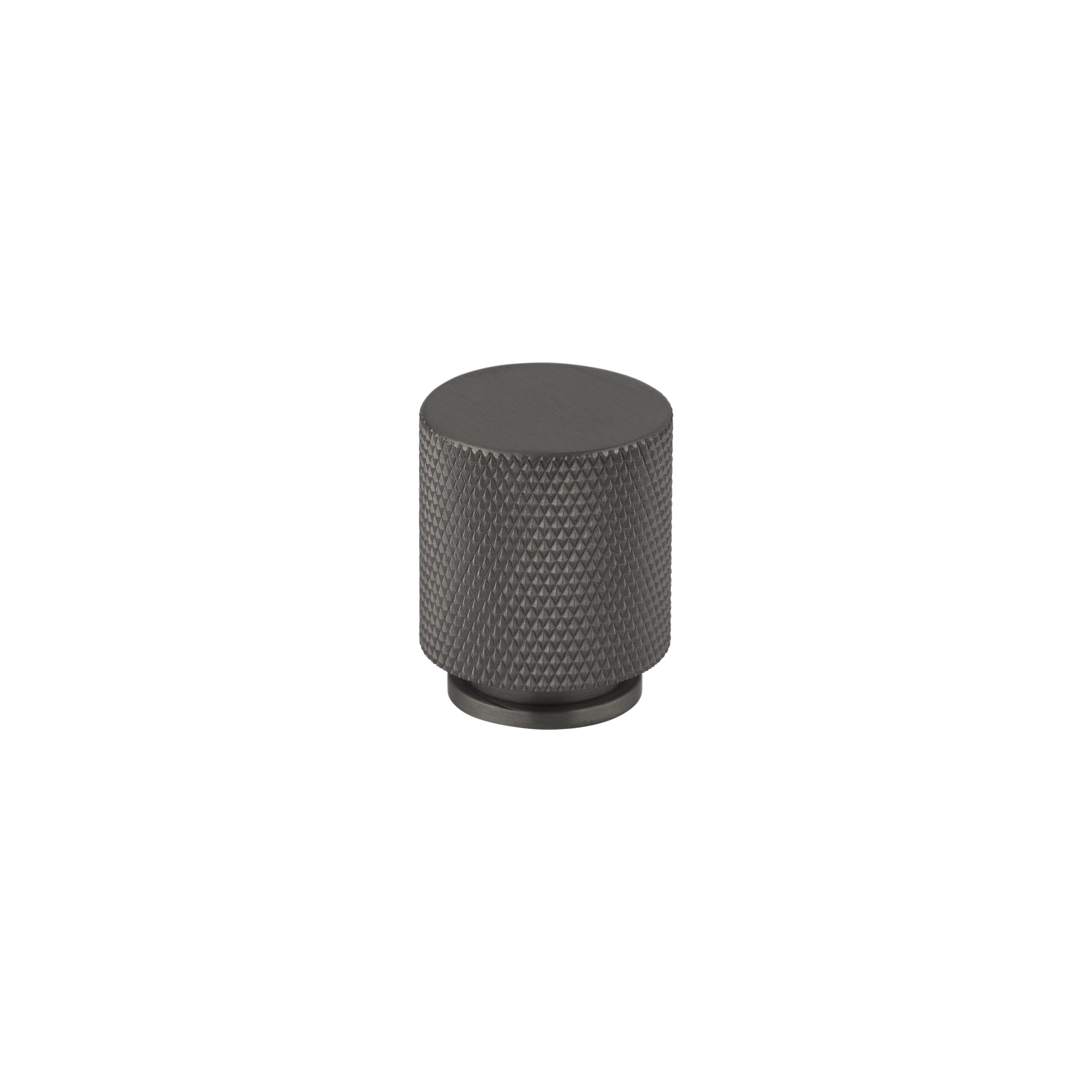 Tezra Textured Cabinetry Knob - Brushed Gunmetal - ABI Interiors UK