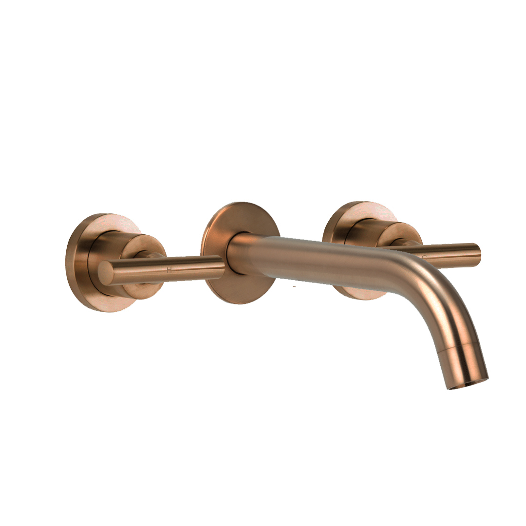 Barre Assembly Taps & Spout Set - Brushed Copper - ABI Interiors UK