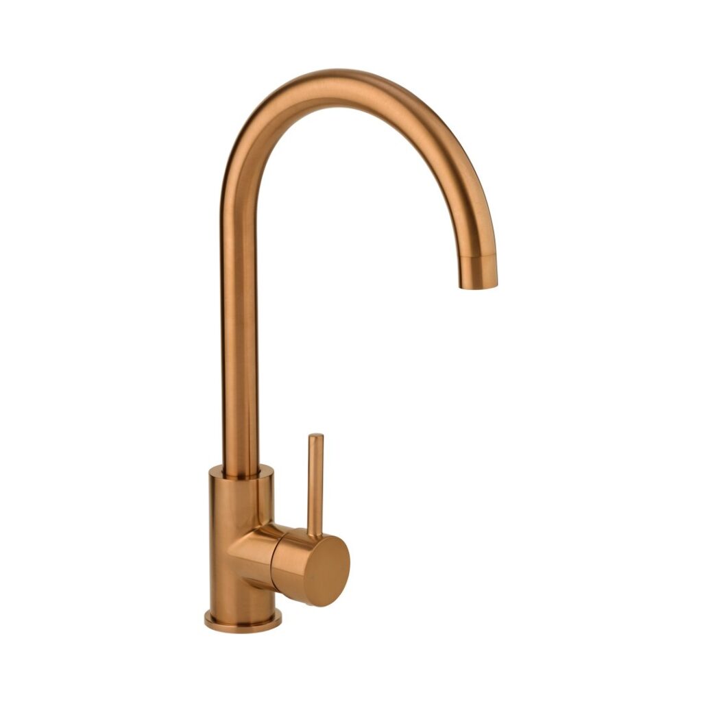 Ontario - Double Sink - Brushed Copper (Overflow) - ABI Interiors UK