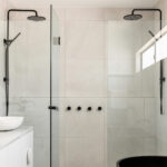 Finley - Shower Rail Set - Matte Black - ABI Interiors UK