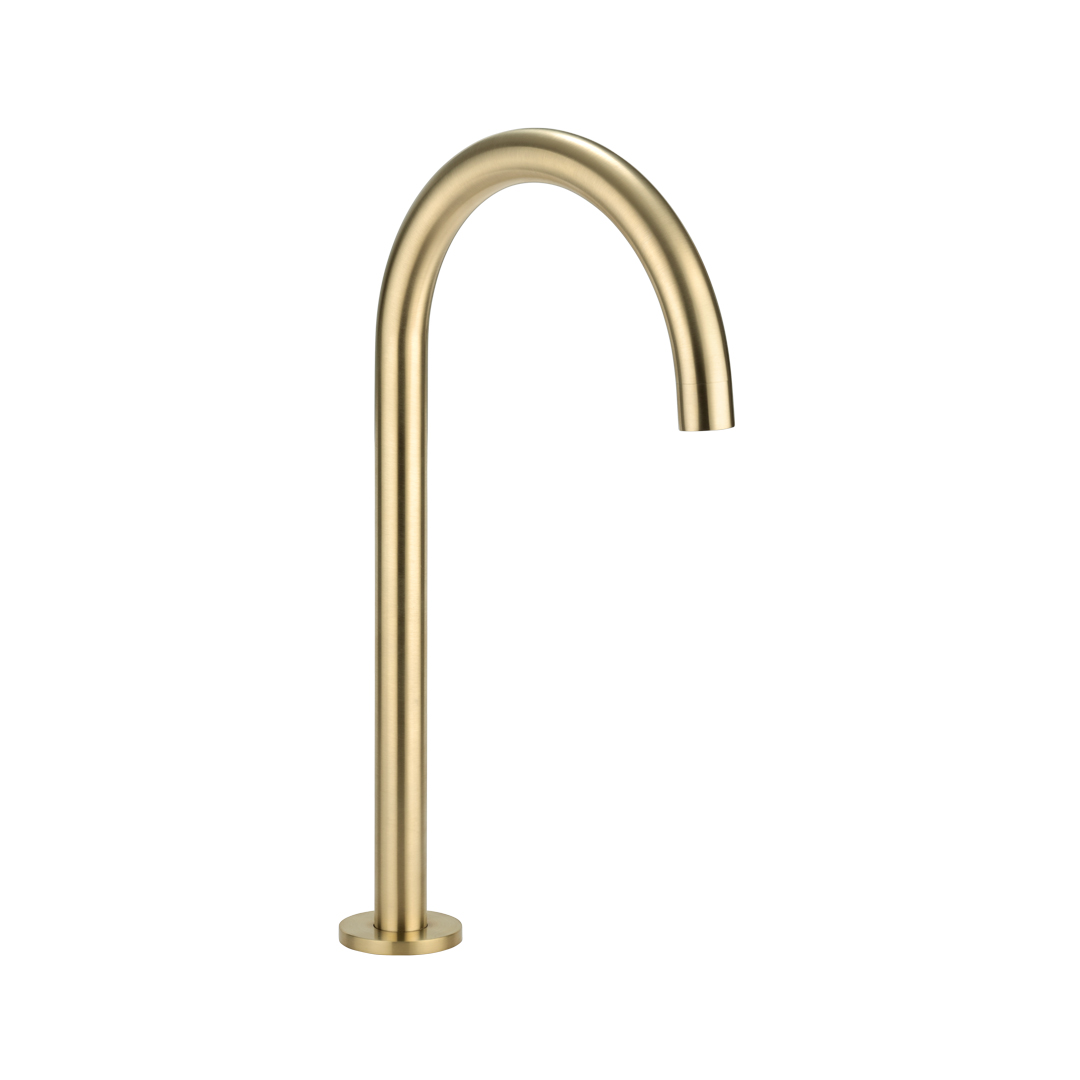 Gooseneck Hob Swivel Spout - Brushed Gunmetal - ABI Interiors UK