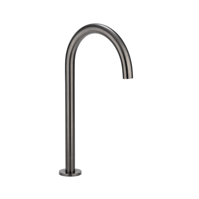 Gooseneck Hob Swivel Spout - Brushed Gunmetal - ABI Interiors UK