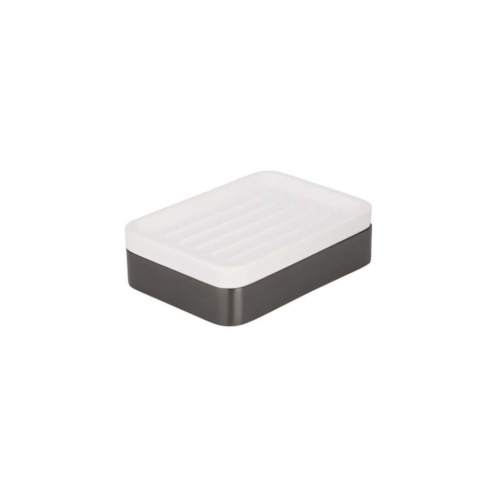 Maya Soap Dish Shelf - Brushed Nickel - ABI Interiors UK