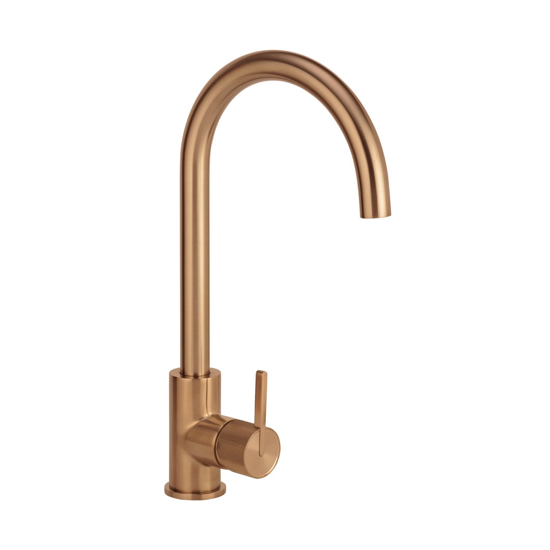 Namika Kitchen Mixer - Brushed Copper - ABI Interiors UK