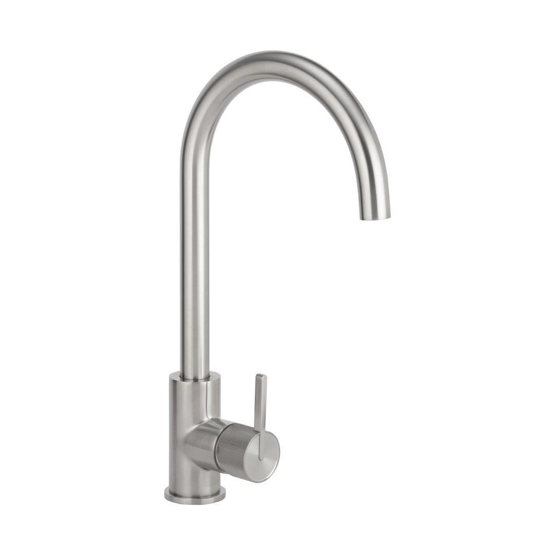 Namika Kitchen Mixer - Brushed Nickel - ABI Interiors UK