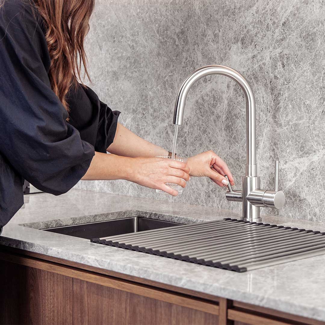 Elysian Commercial 3 Way Filter Tap - Stainless Steel - ABI Interiors UK