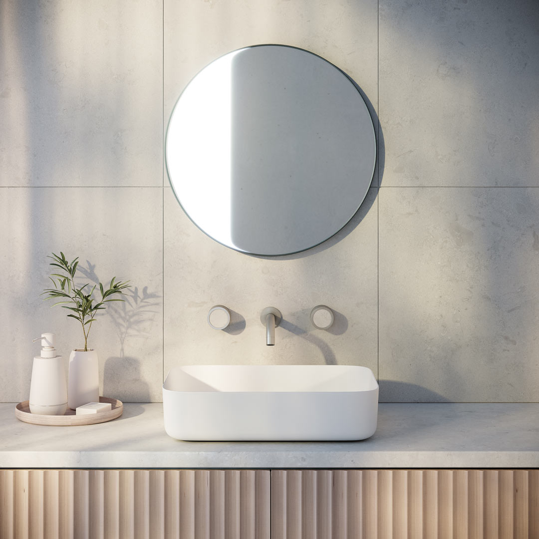 Pixi Tile Insert - Assembly Taps - Brushed Nickel - ABI Interiors UK