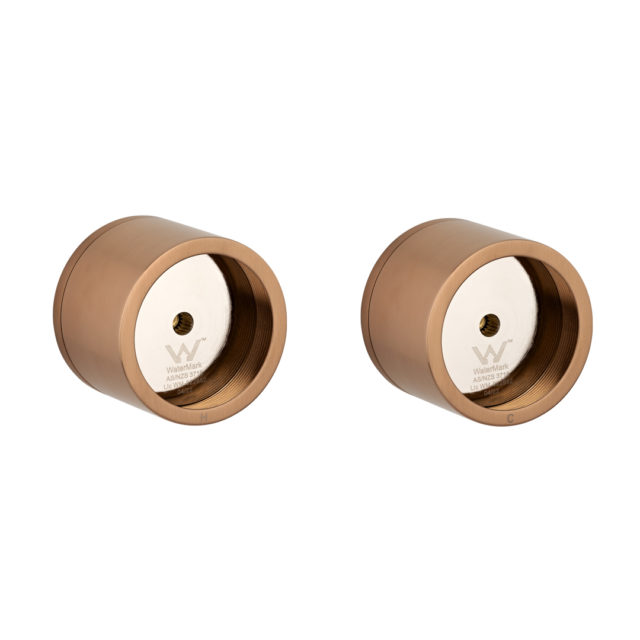 Pixi Tile Insert Assembly Taps - Brushed Copper - ABI Interiors UK