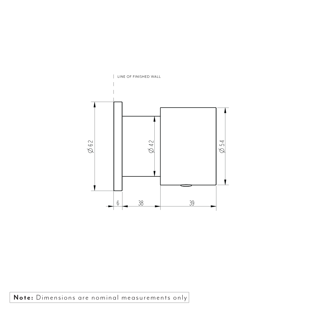 Milani Progressive Wall-Mounted Set - Matte Black - ABI Interiors UK