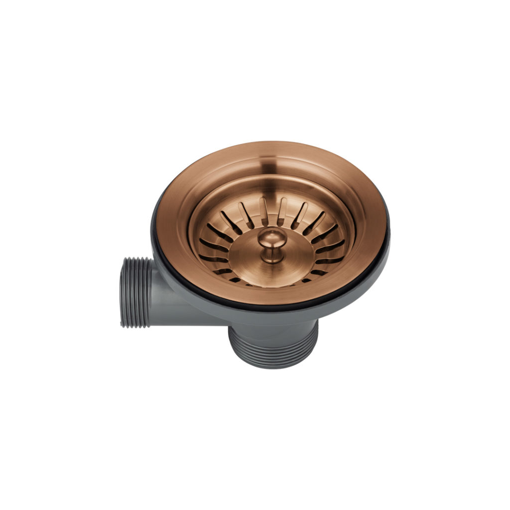 Zalo - Kitchen Sink Double 855mm - Brushed Copper (Overflow) - ABI ...