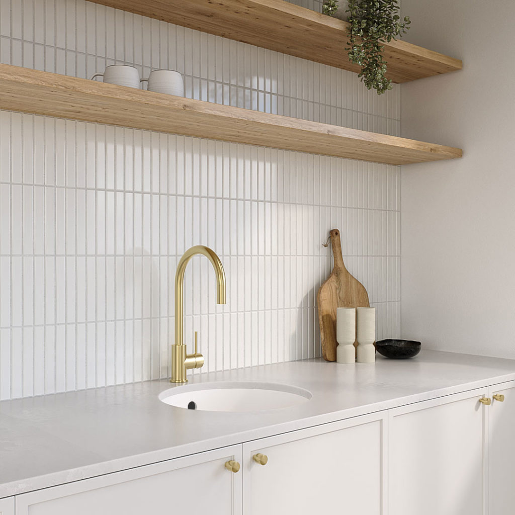 Vienna Round Sink 450mm - White Granite (Overflow) - ABI Interiors UK